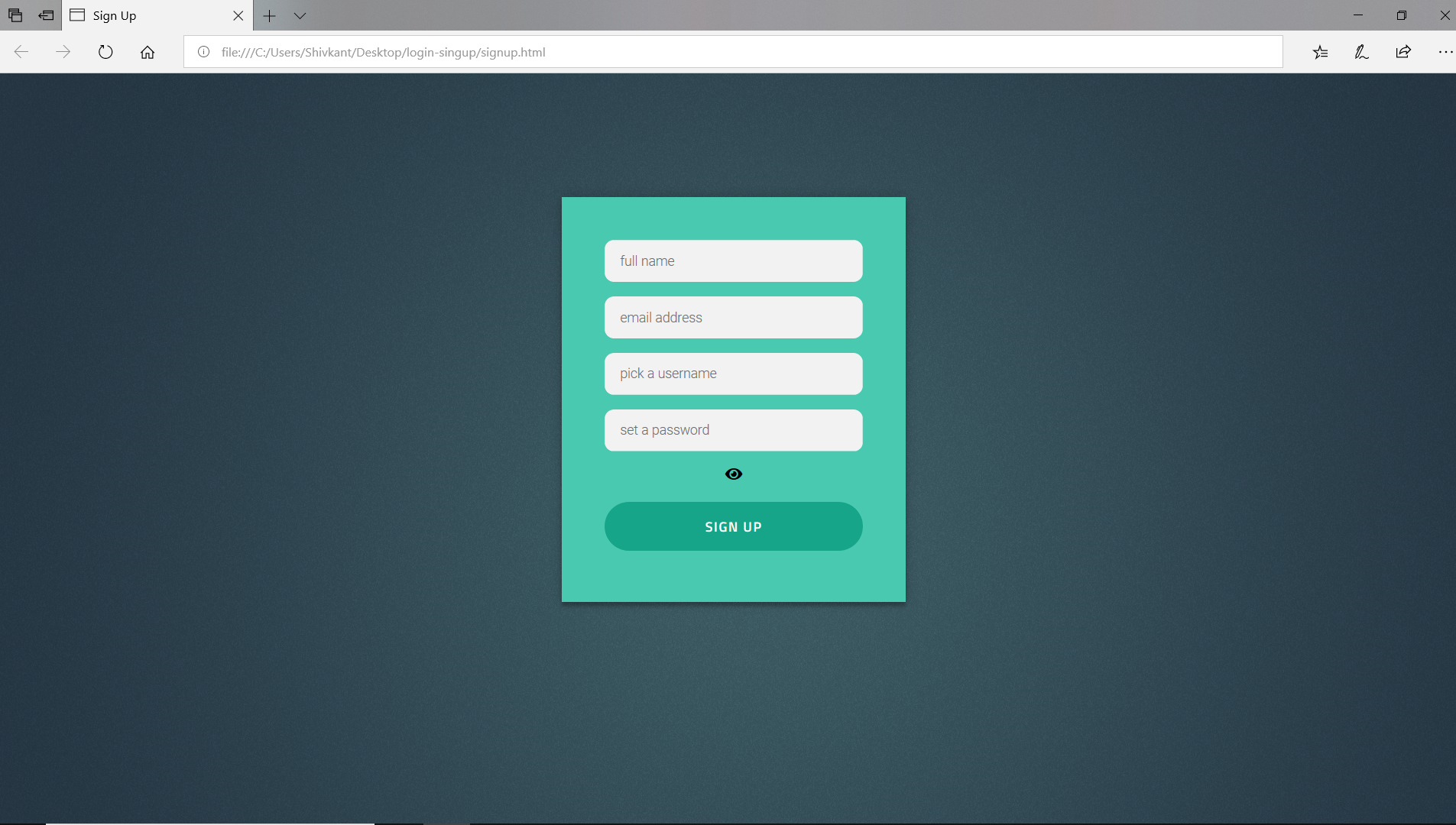 GitHub - Shivkant2435/login_signup