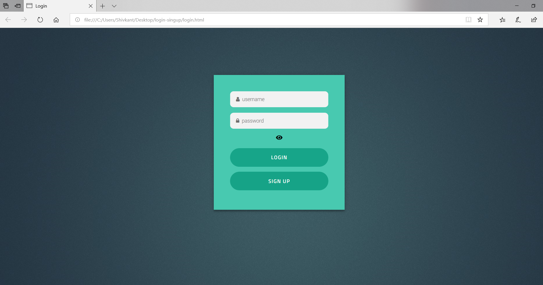 GitHub - Shivkant2435/login_signup