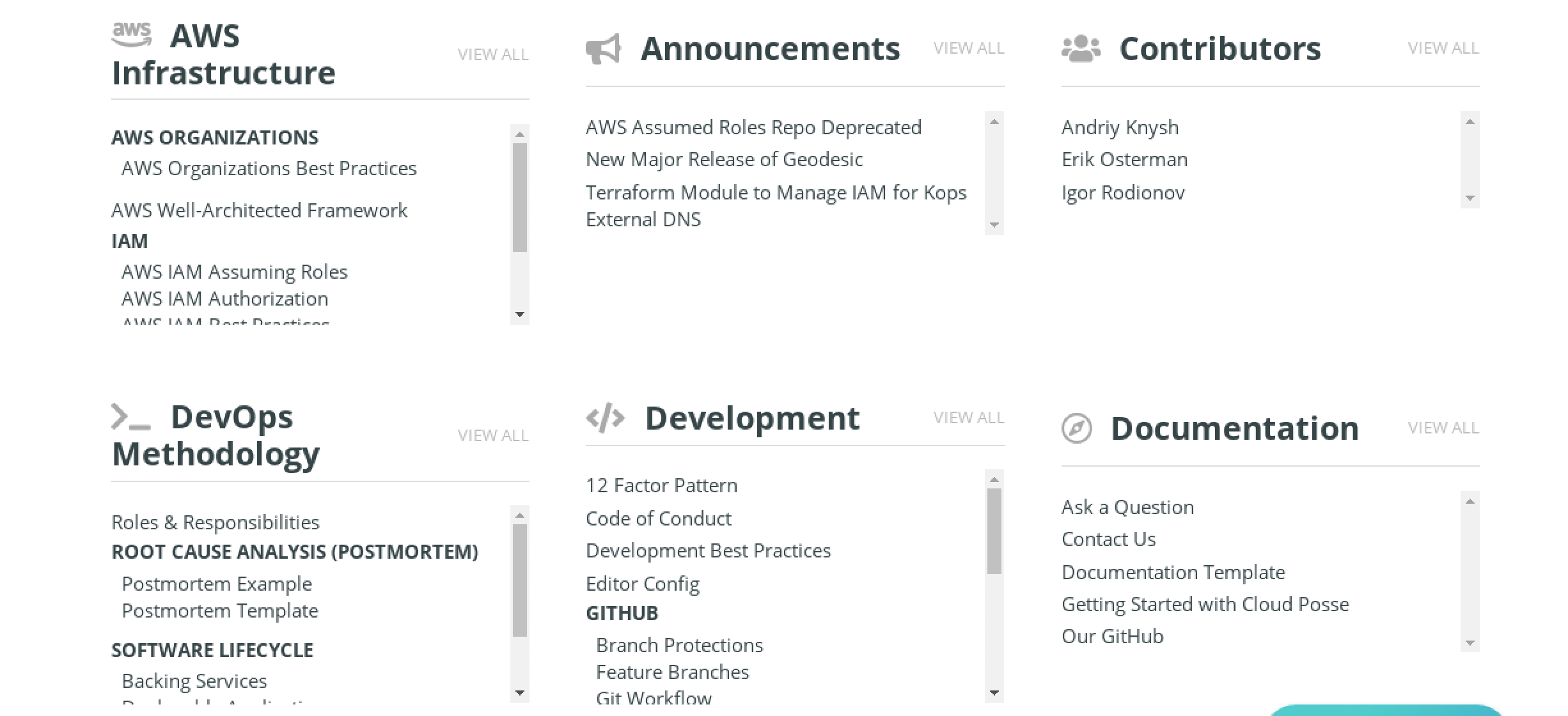 Scroll Bars on Linux? · Issue #321 · cloudposse/docs · GitHub