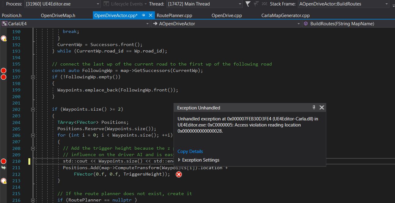 Problem in generating route using Opendrive actor. · Issue #2177 ...