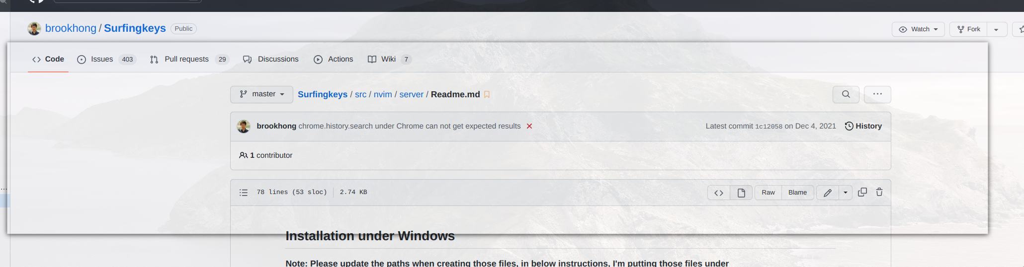 Neovim integration not working on Linux (arch) · Issue #1818 · brookhong/Surfingkeys · GitHub