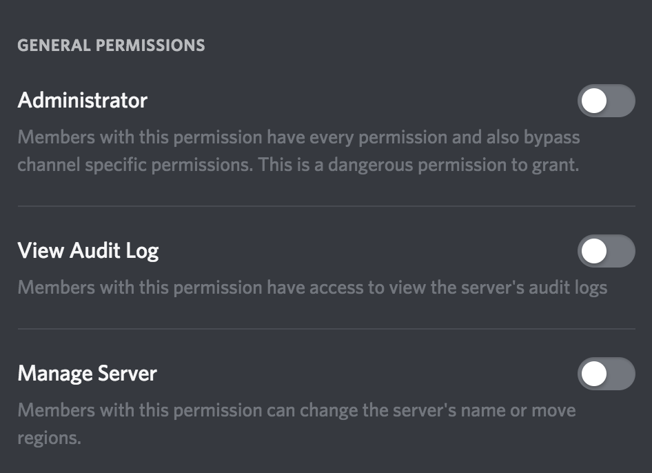 Missing Permission Manage Server · Issue 568 · Discorddiscord Api Docs · Github