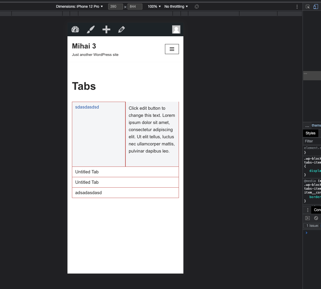 Tabs - Enhancements · Issue #795 · Codeinwp/otter-blocks · GitHub