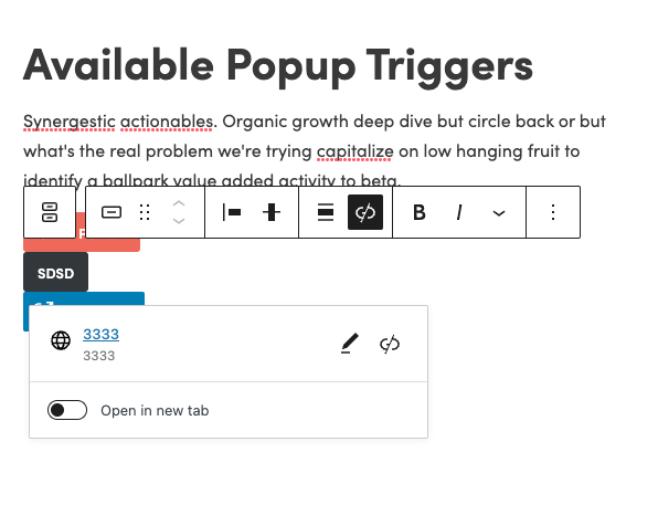 Add edit link option for the Button group, as Core has · Issue #1150 · Codeinwp/otter-blocks ...