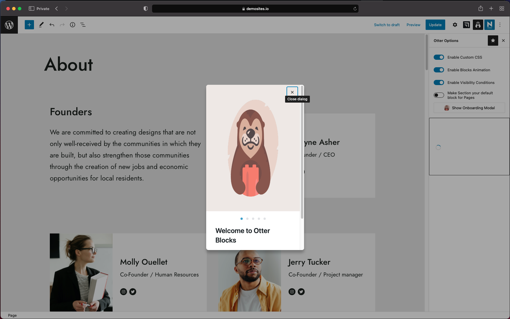 Stretched image in Safari - Onboarding Modal · Issue #1193 · Codeinwp/otter-blocks · GitHub