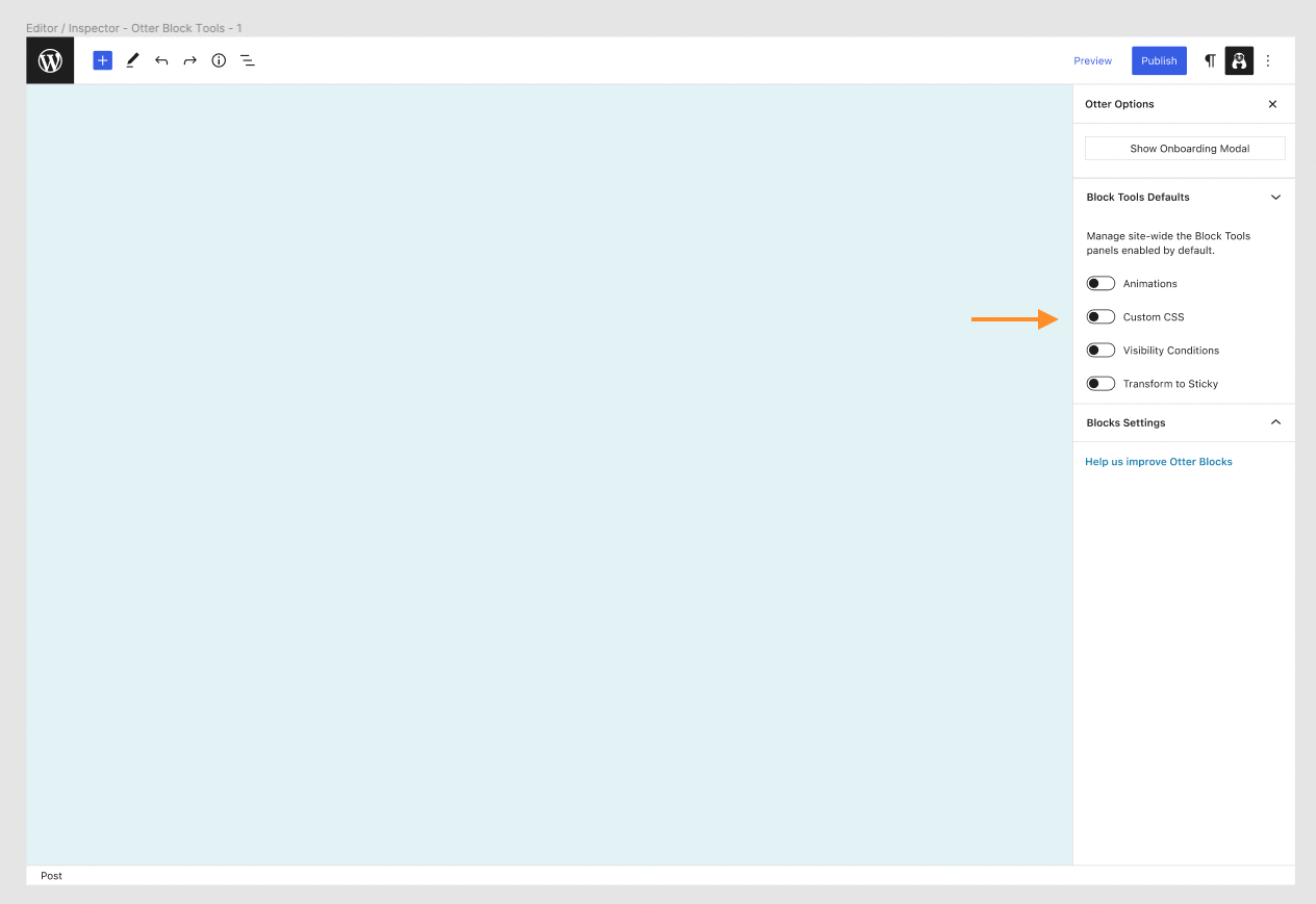 Option to have Blocks Extension enabled by default · Issue #1540 · Codeinwp/otter-blocks · GitHub