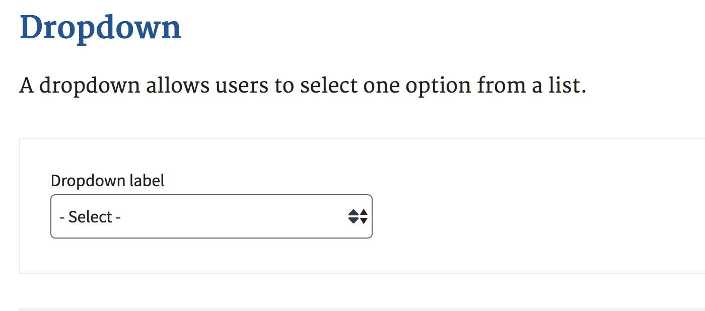 Dropdown Input Visual Bug From Not Using Browser Prefix · Issue 523 · Uswdsuswds Site · Github