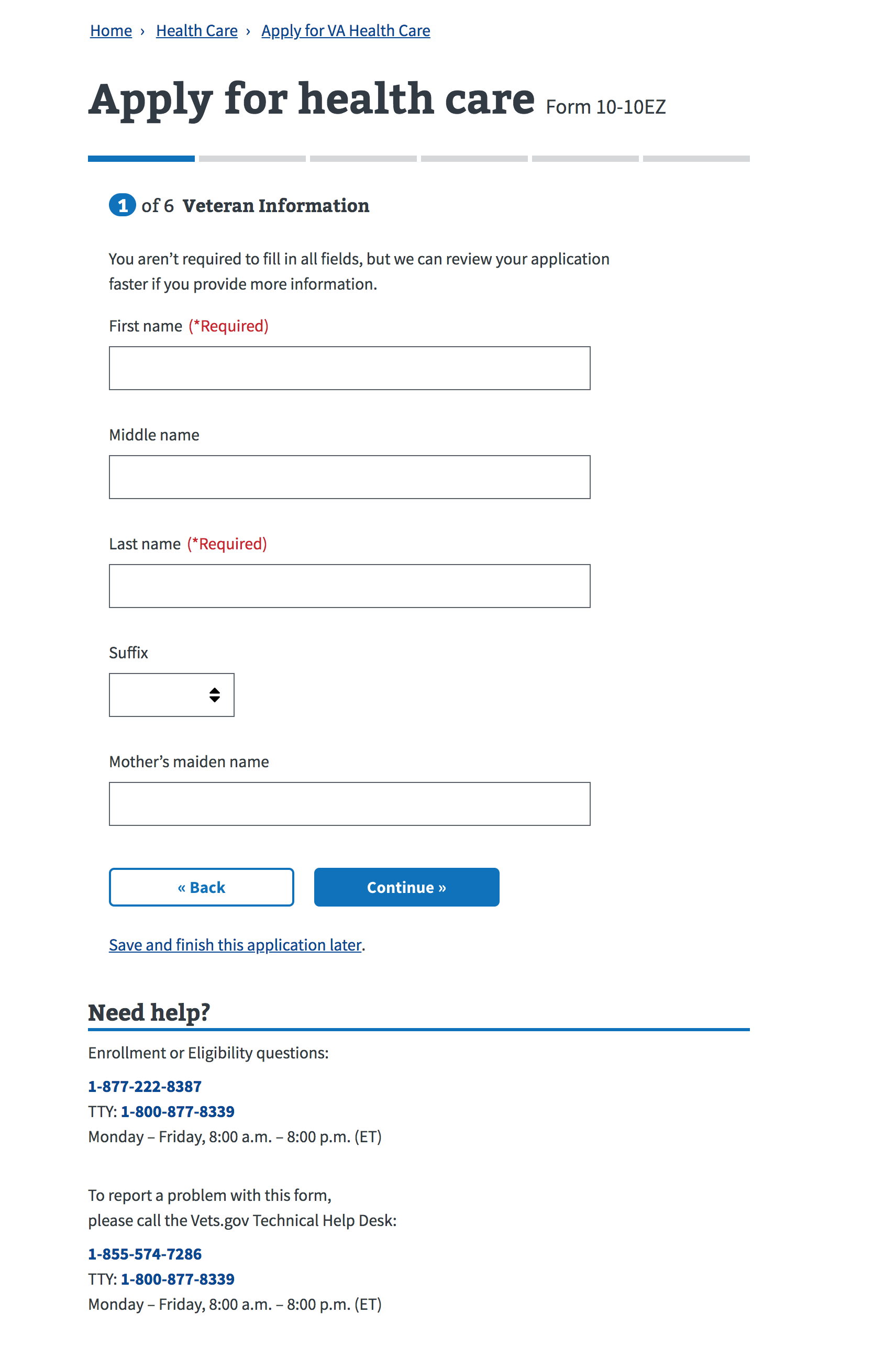 Template for advancing through sections of a form · Issue #1403 · uswds ...