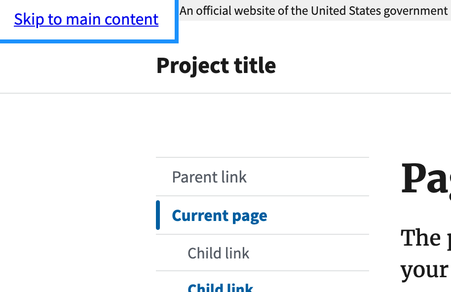 Skipnav Links Not Using Default Link Color Issue 3391 Uswds uswds skipnav-links-not-using-default-link-color-issue-3391-uswds-uswds