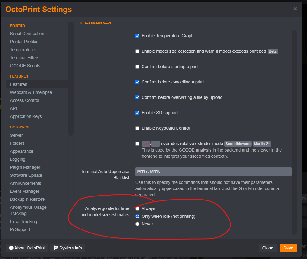 [Request] expose Estimated Print Time via Print events · Issue #4211 · OctoPrint/OctoPrint · GitHub