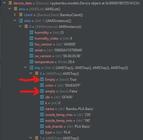 [Bug] AMS Empty vs empty · Issue #119 · greghesp/ha-bambulab · GitHub