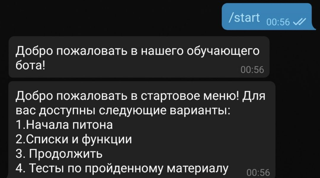 GitHub - danilovsnnv/TeachPython: Telegram bot for learning python