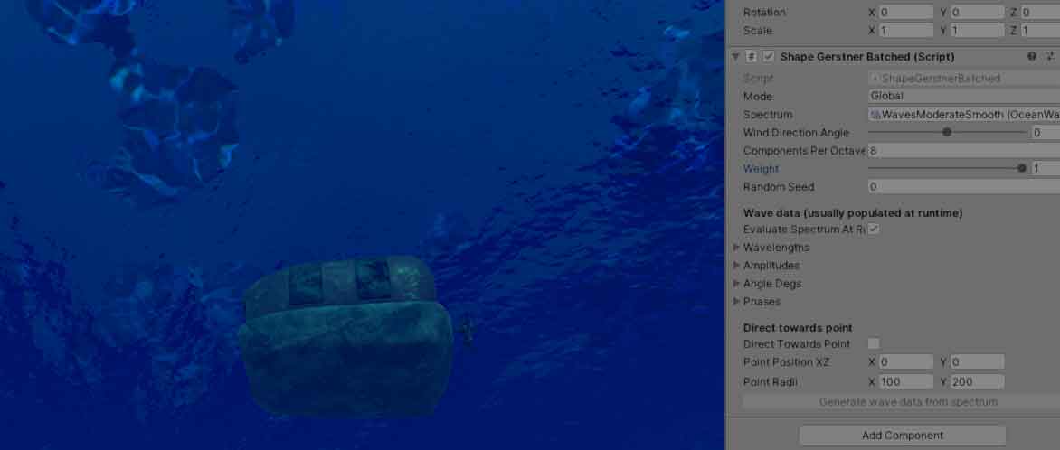 [HDRP] Caustics appear on underside of ocean surface with dynamic resolution · Issue #532 · wave ...