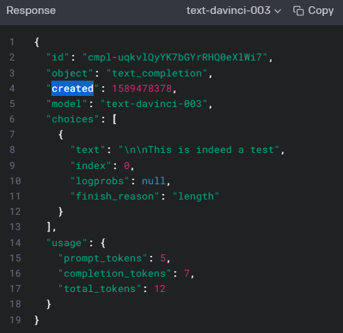 MEDIUM FIX: Change `CompletionResponse` `Created` from `int` to `DateTimeOffset` · Issue #280 ...