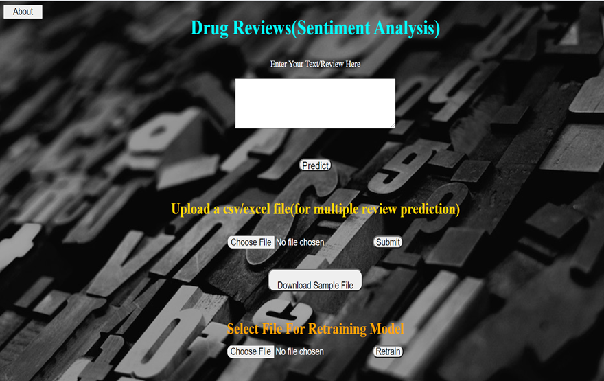 Github Manvendrasrathore20015drug Review Sentiment Flask Deployment