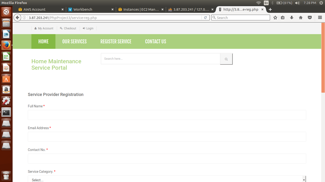 GitHub - MrunaliShigawan/HomeMaintenanceServicePortal