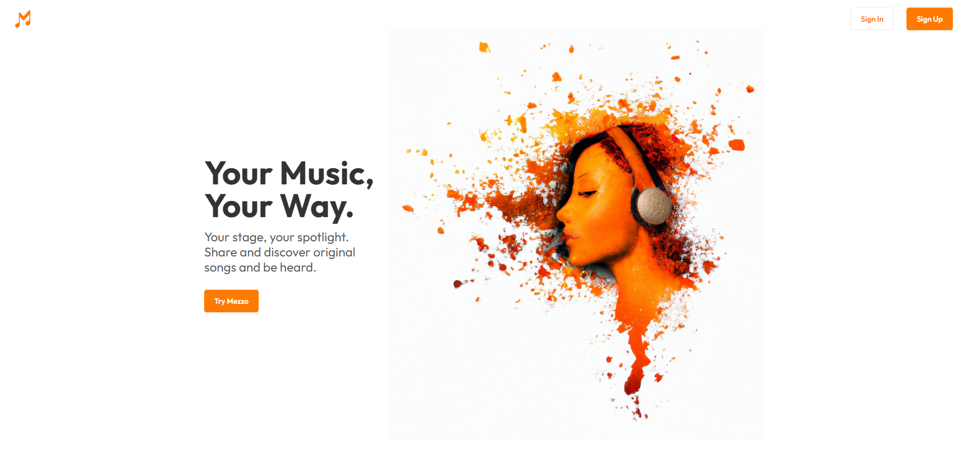 GitHub - ChrisEkeDev/Mezzo: A music sharing application - Apple Music Clone