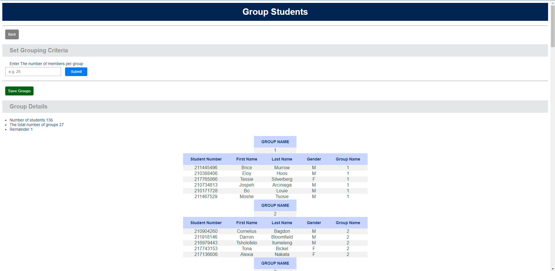 GitHub - shikomatlala/grouping_system: This system is aimed at helping ...