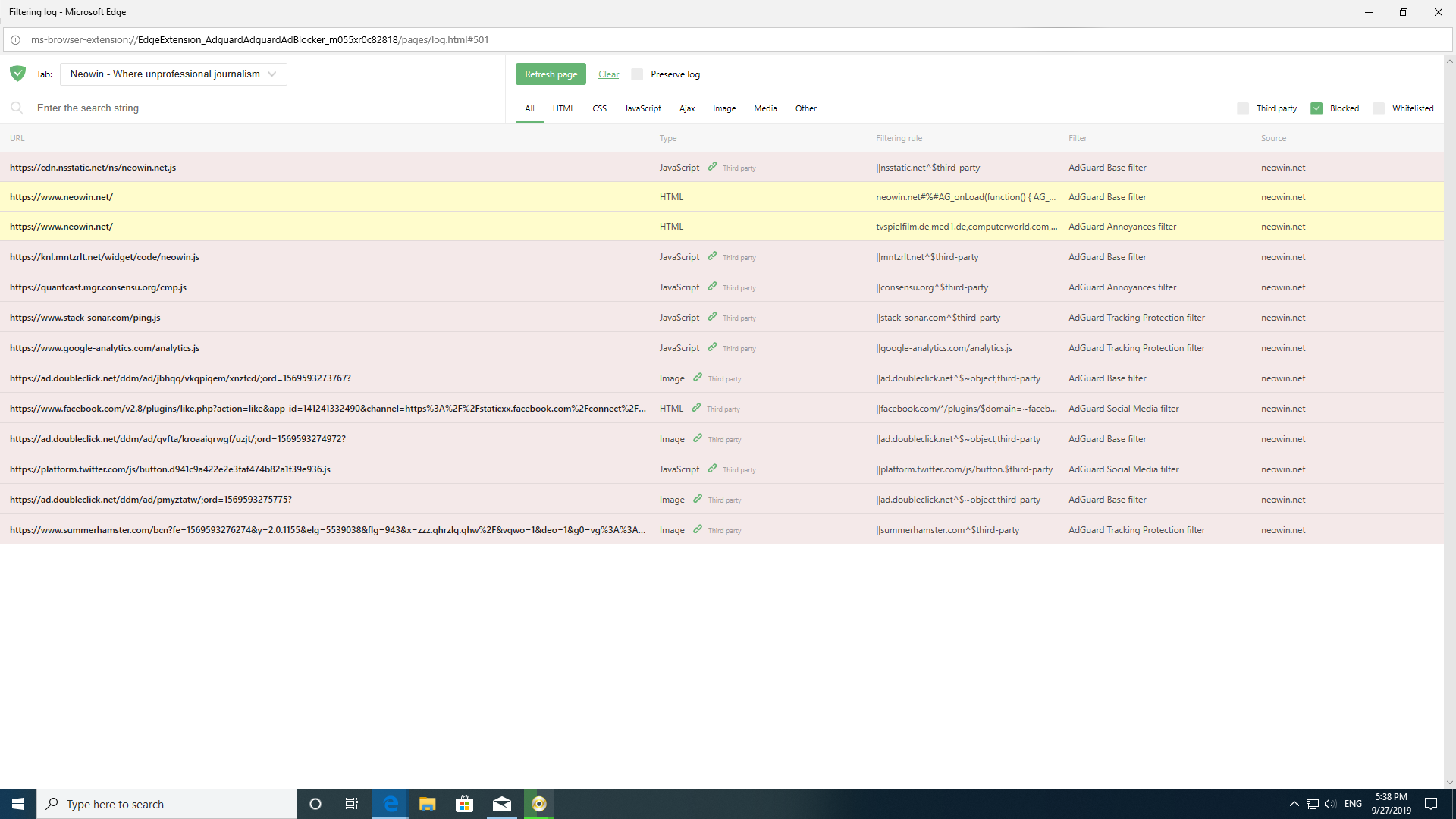 neowin.net · Issue #41291 · AdguardTeam/AdguardFilters · GitHub