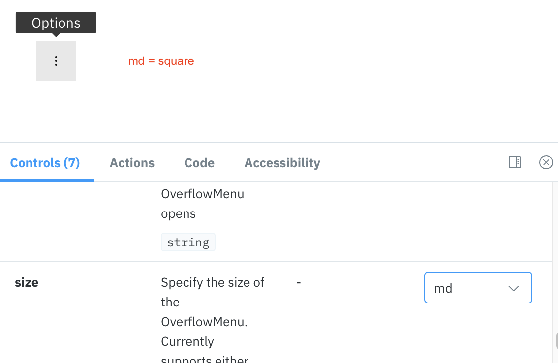 [Bug]: OverflowMenu is not square when size="sm" · Issue #14718 · carbon-design-system/carbon ...