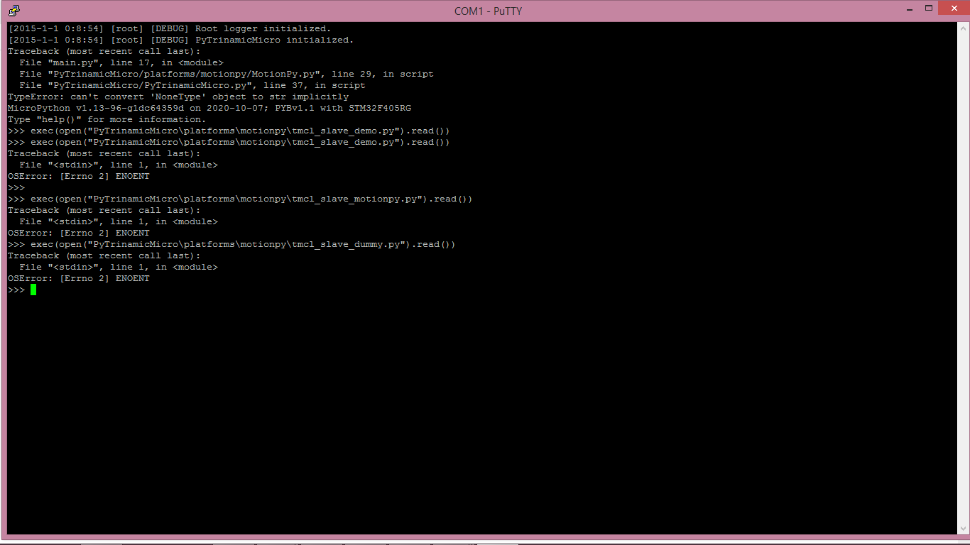 TMCM-0960-MotionPy initialization error for TMCL-IDE · Issue #2 · analogdevicesinc ...