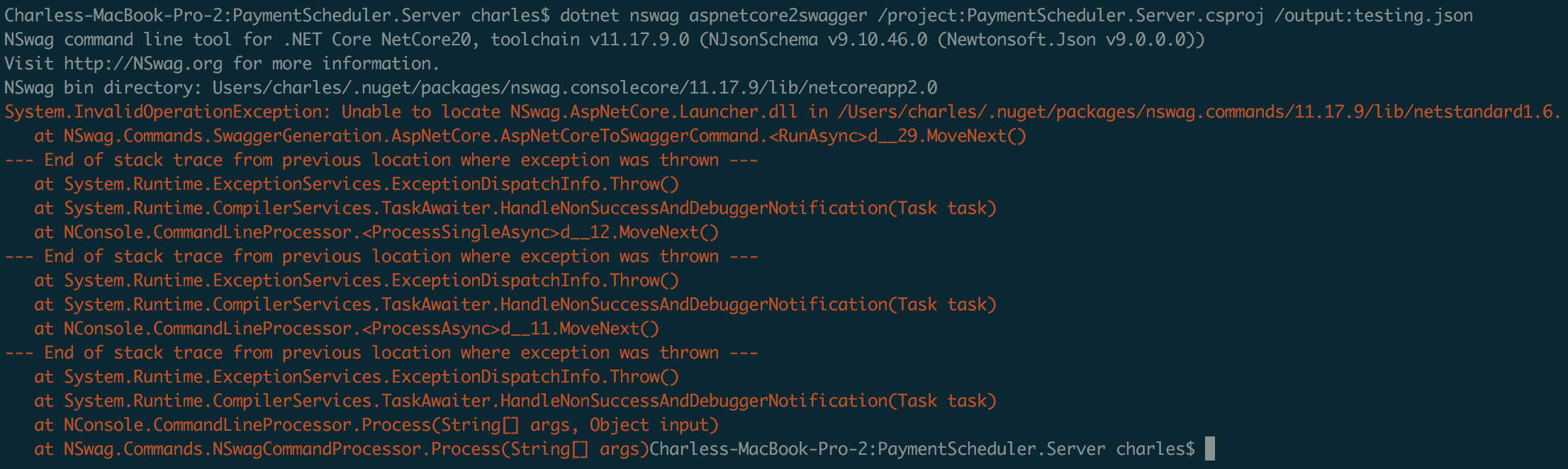 Missing NSwag.AspNetCore.Launcher NuGet package for 11.13.0+ · Issue ...