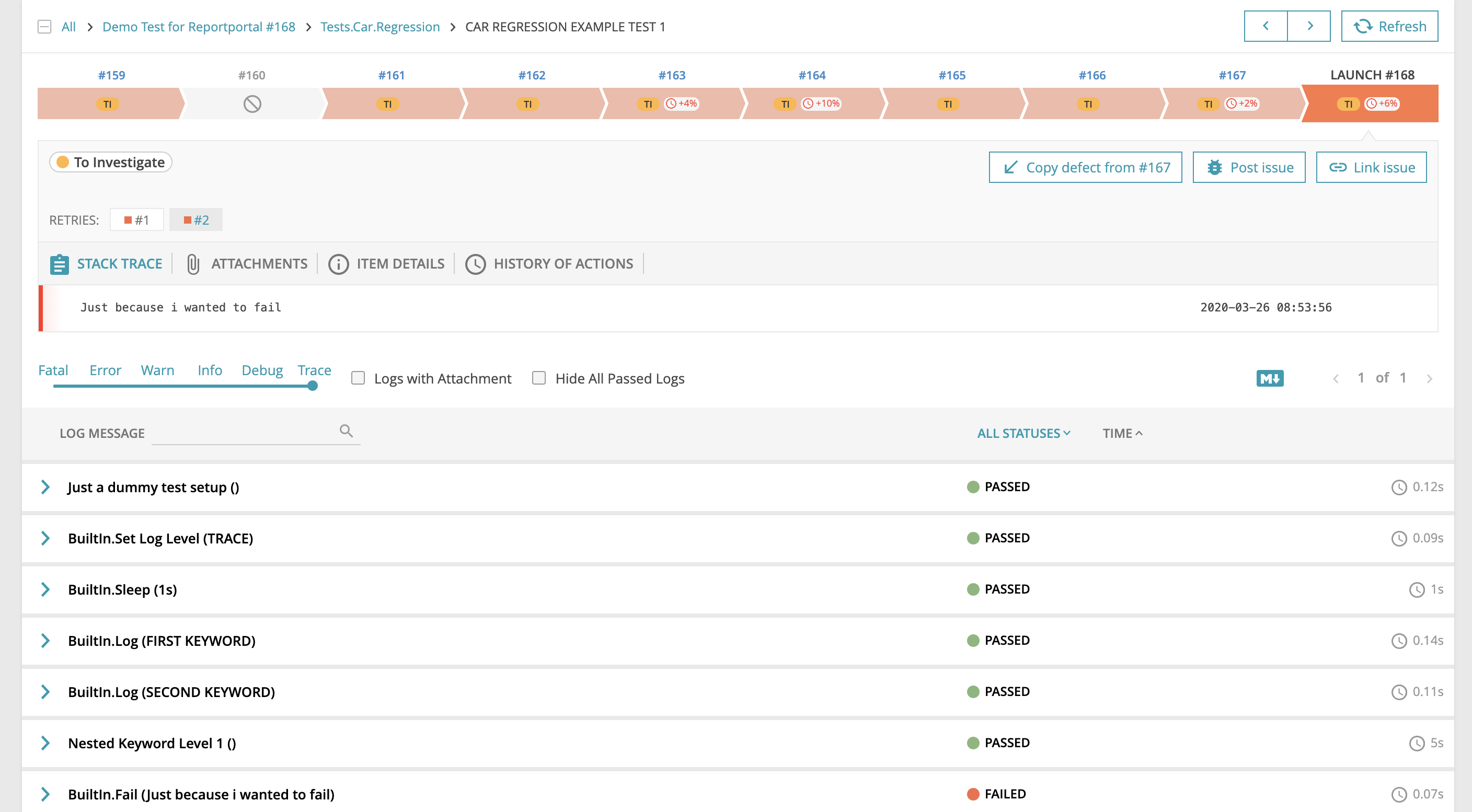 StackTrace quicklook in case of reruns shows nothing[v5] · Issue #881 · reportportal ...