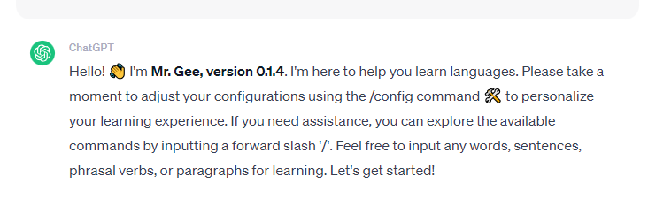 GitHub - EmbraceAGI/Mr.G-Your-AI-English-all-language-Tutor: a series of prompts to { generate ...
