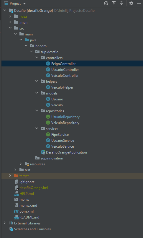 GitHub - SpectroWolf/OrangeTalents-Desafio