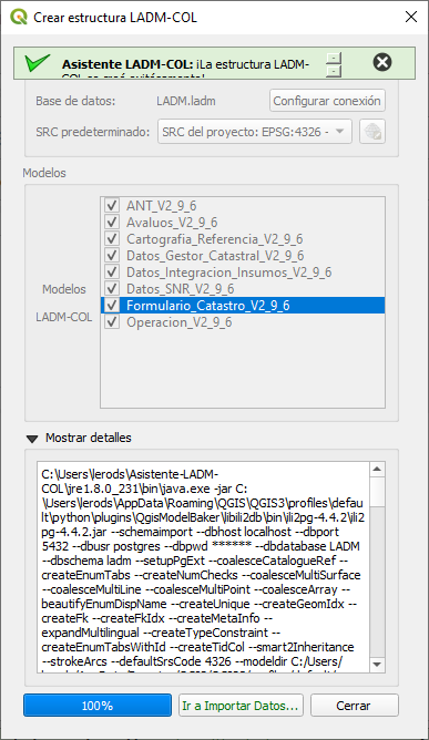Error crear estructura LADM · Issue #334 · SwissTierrasColombia ...