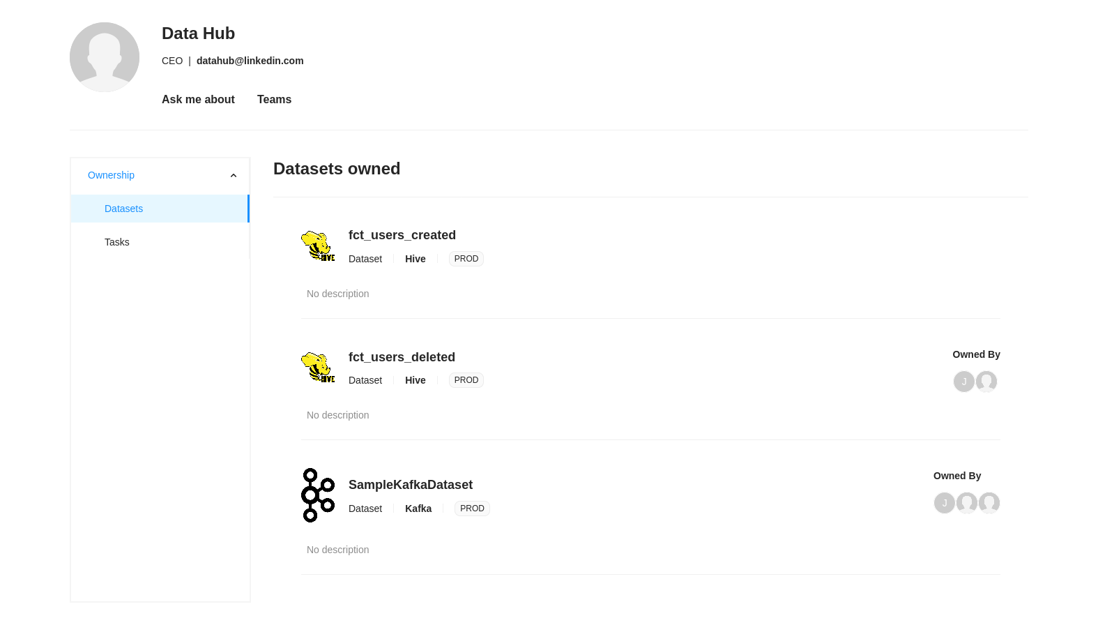 User Profile Does Not Update List Of Entities Owned Unless Manually 