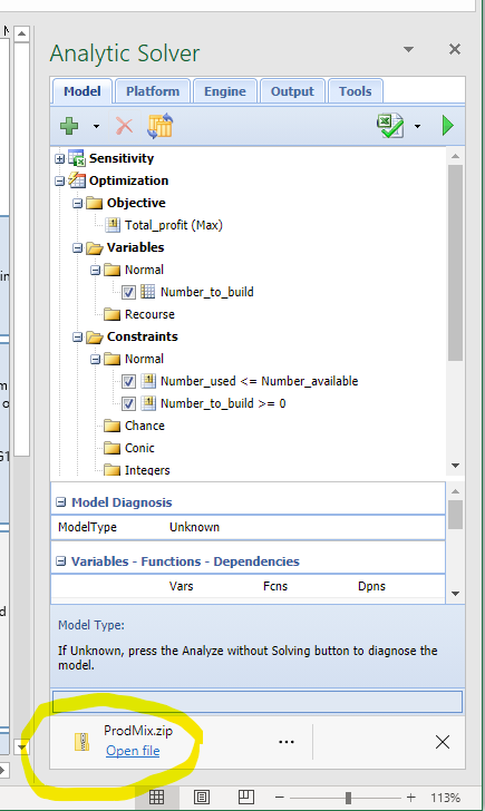 Desktop Excel JS Add-in displays browser download status in task pane ...