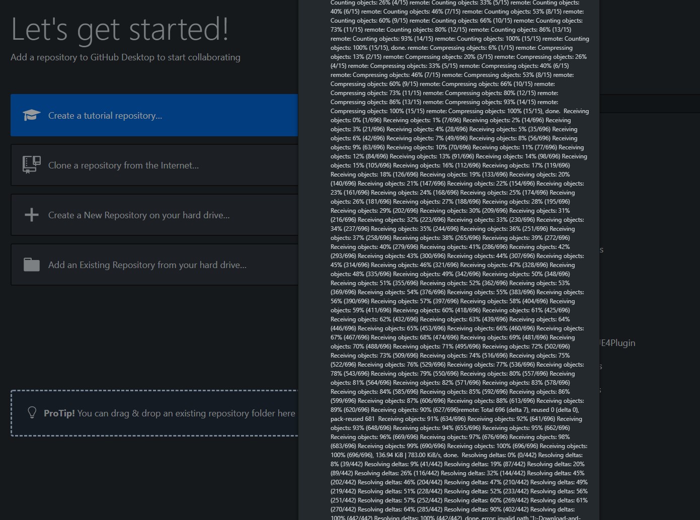 Cloning bug · Issue #9999 · desktop/desktop · GitHub