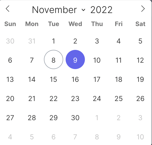 Wrong weekdays when using showMonths > 1 · Issue #2822 · flatpickr/flatpickr · GitHub