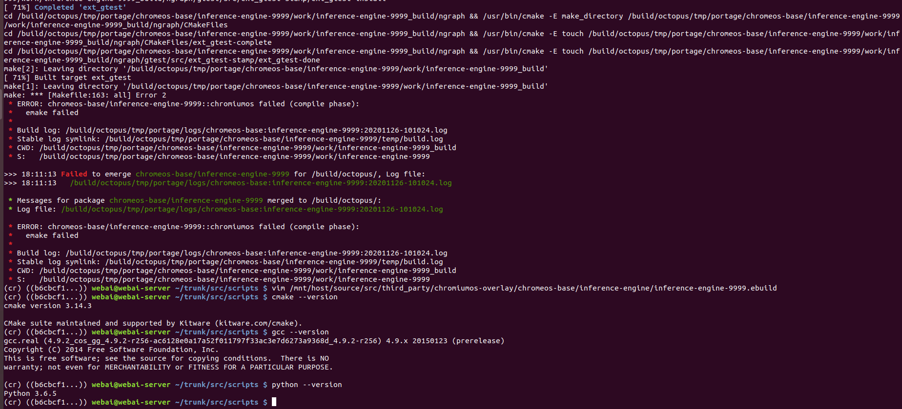 There are some errors related to undefined reference to pugi · Issue #3370 · openvinotoolkit ...