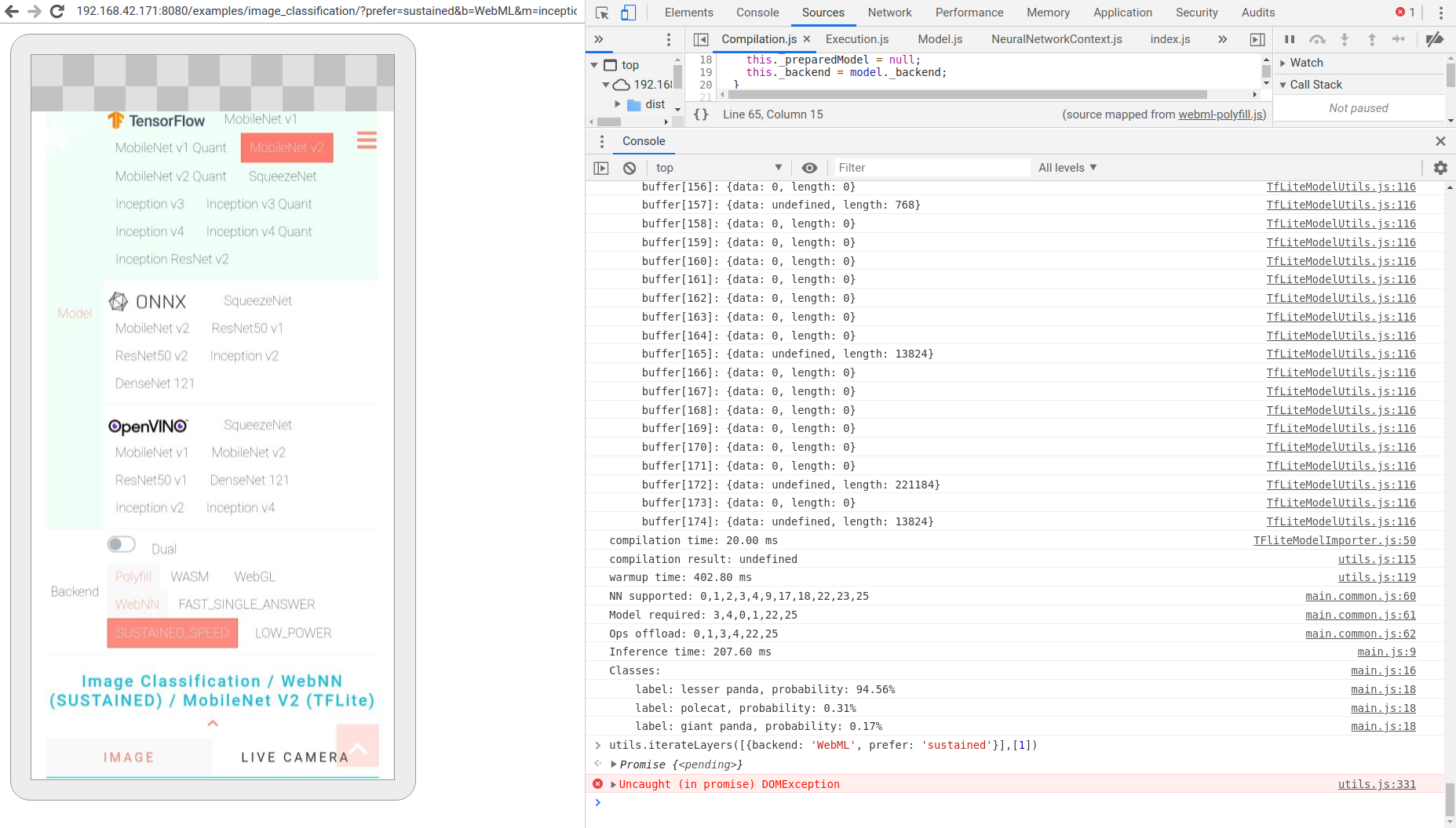 [NNAPI] IterateLayers tool can't support all models on Android. · Issue #985 · intel/webml ...