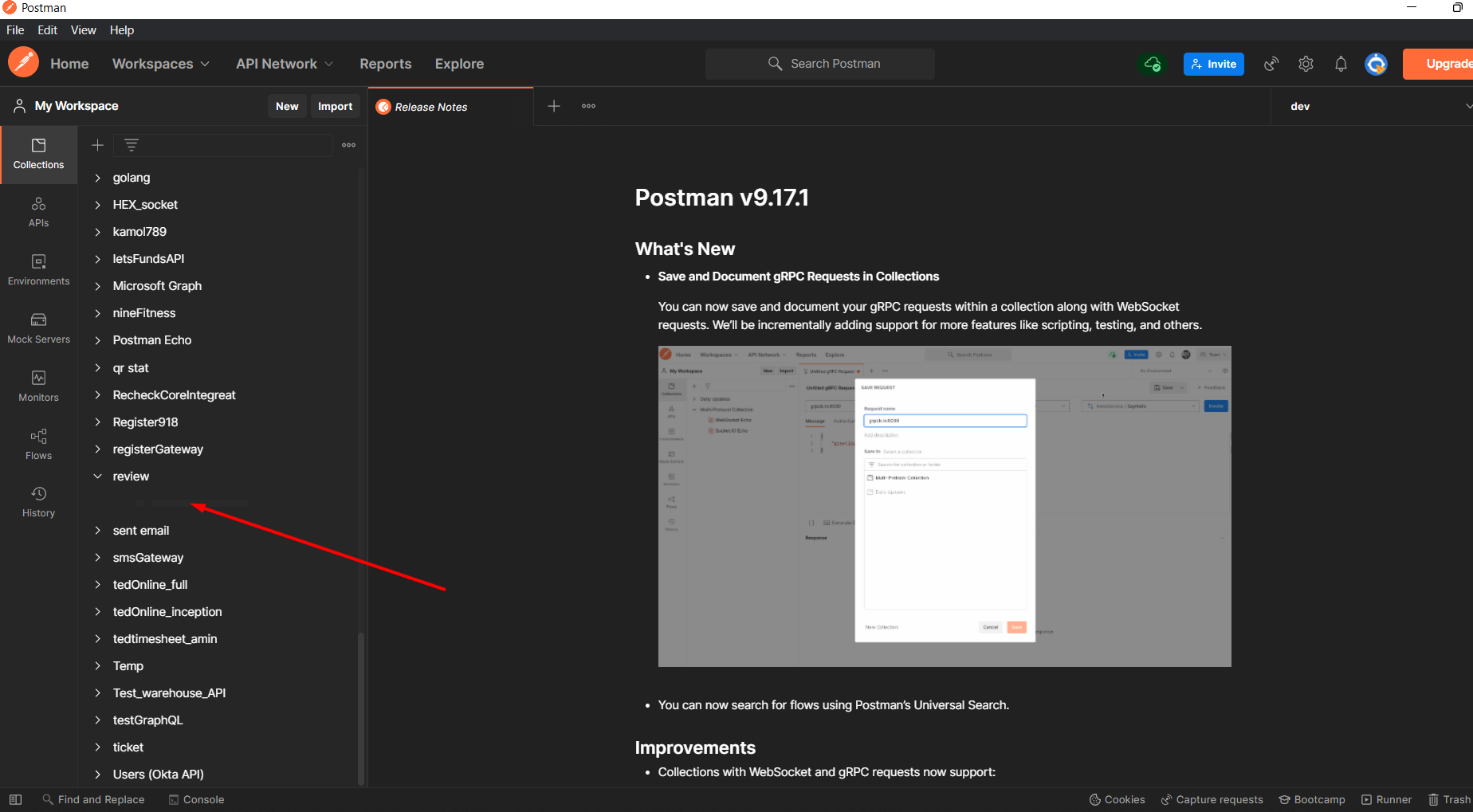 Postman doesn't load items inside a collection on the sidebar · Issue ...