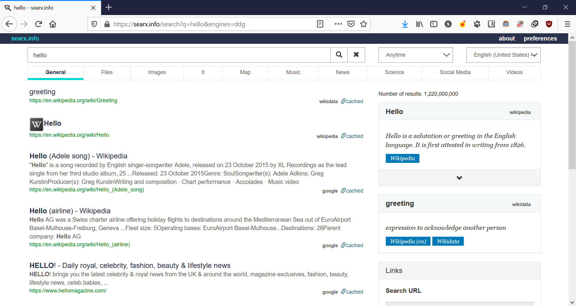 Search API parameters does not work properly. · Issue #2771 · searx/searx · GitHub