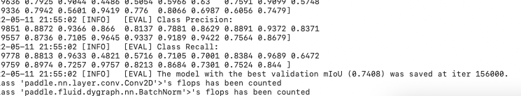 [General Issue]PaddleSeg中MobileSeg MobileNetV2的精度与log日志中不符 · Issue #2837 · PaddlePaddle ...