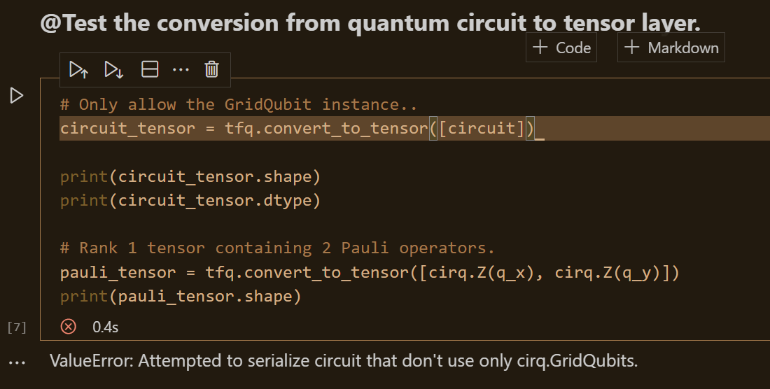 ValueError: Attempted to serialize circuit that don't use only cirq.GridQubits · Issue #609 ...