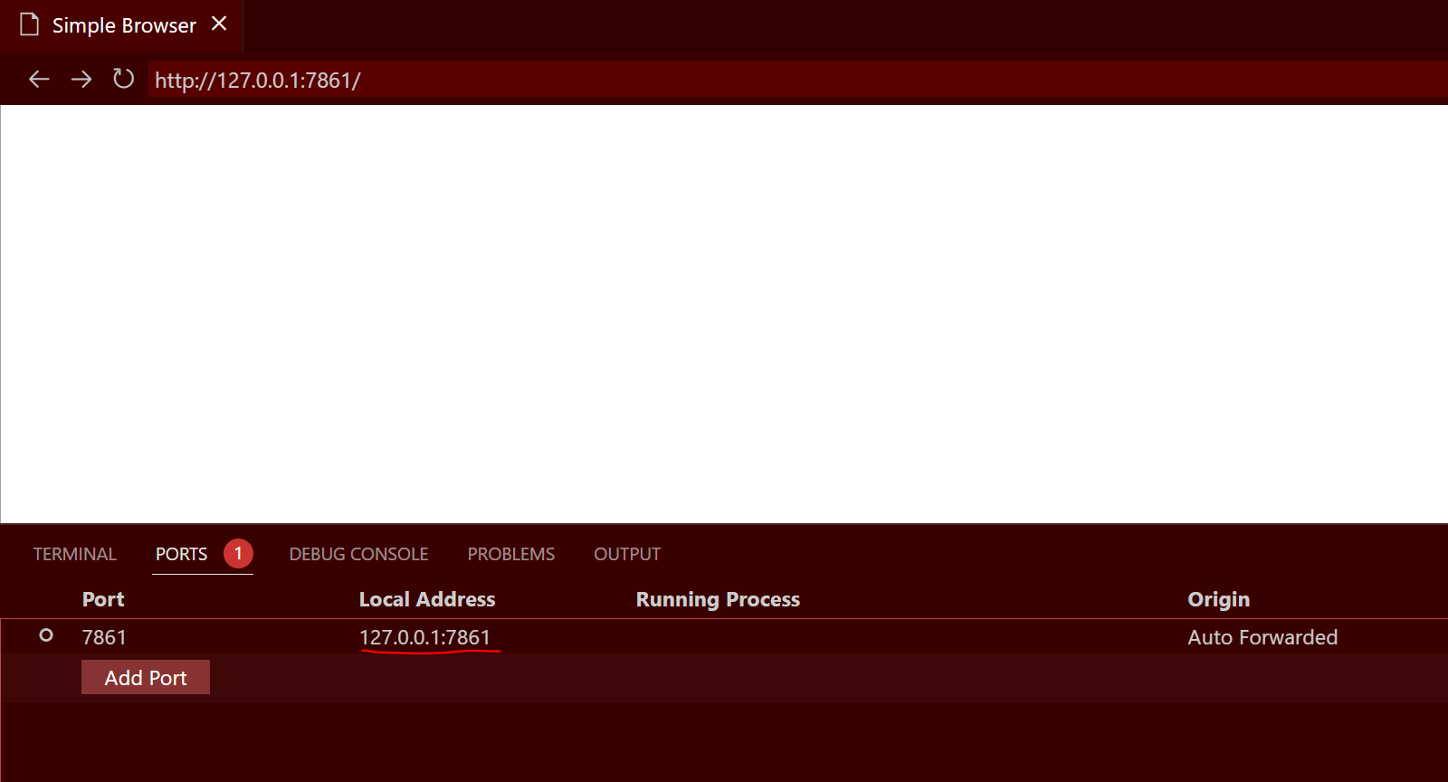 The localhost of gradio server send a blank page. · Issue #1929 · gradio-app/gradio · GitHub