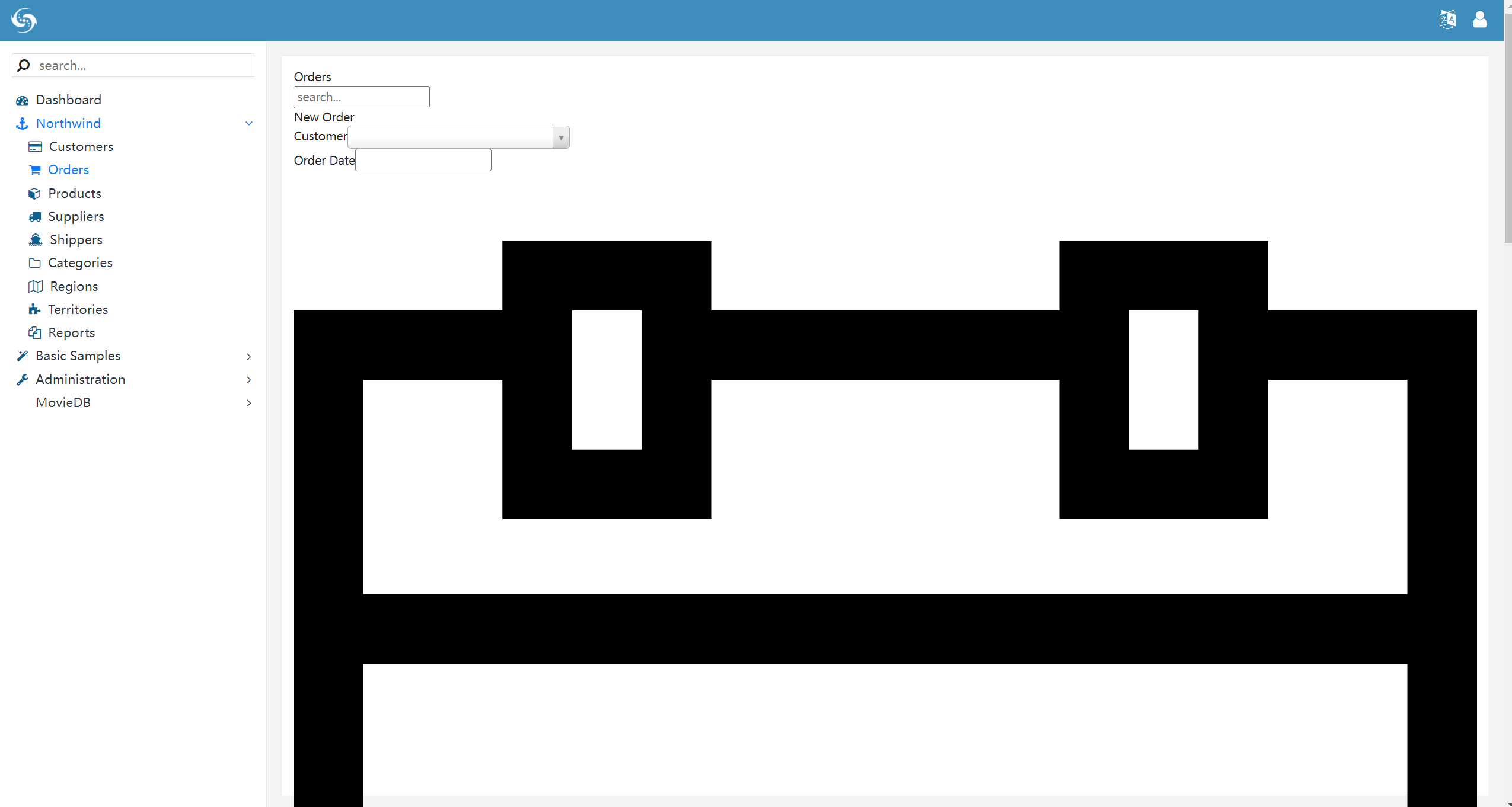 Interface background error when running demo tutorial. · Issue #6348 · serenity-is/Serenity · GitHub