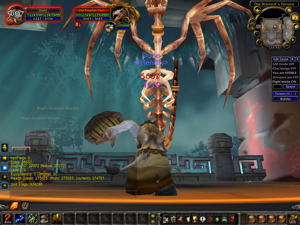 "The Prophet Tharon'ja" in Drak'Tharon Keep can be pulled down too ...