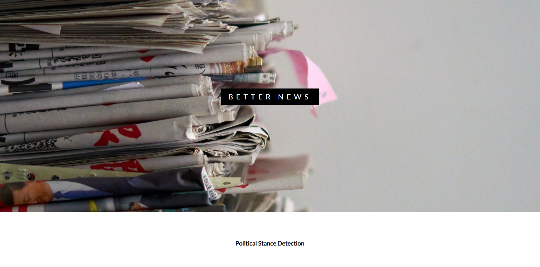 GitHub - shardul28/political-stance-detection: detecting media bias