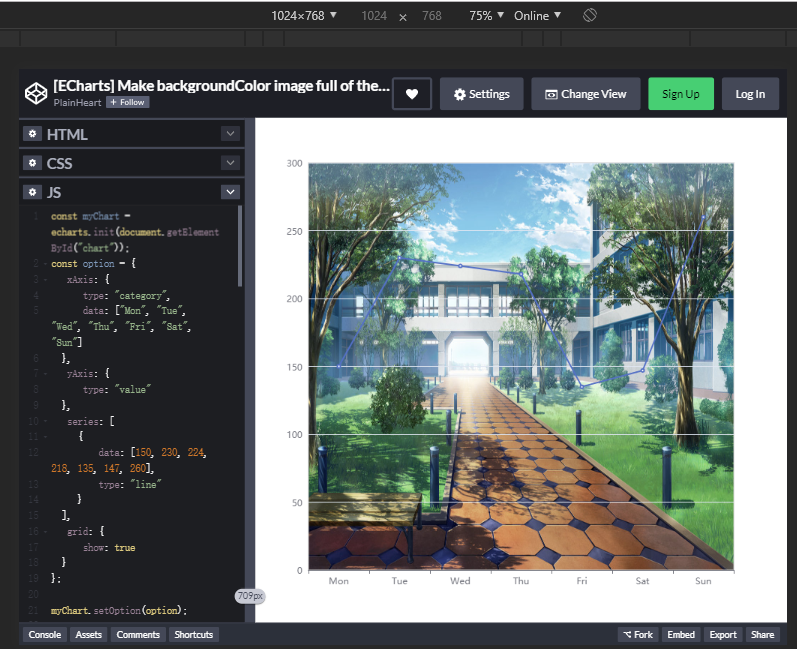 How to set the background image of grid (only the area of coordinate system except axis) · Issue ...