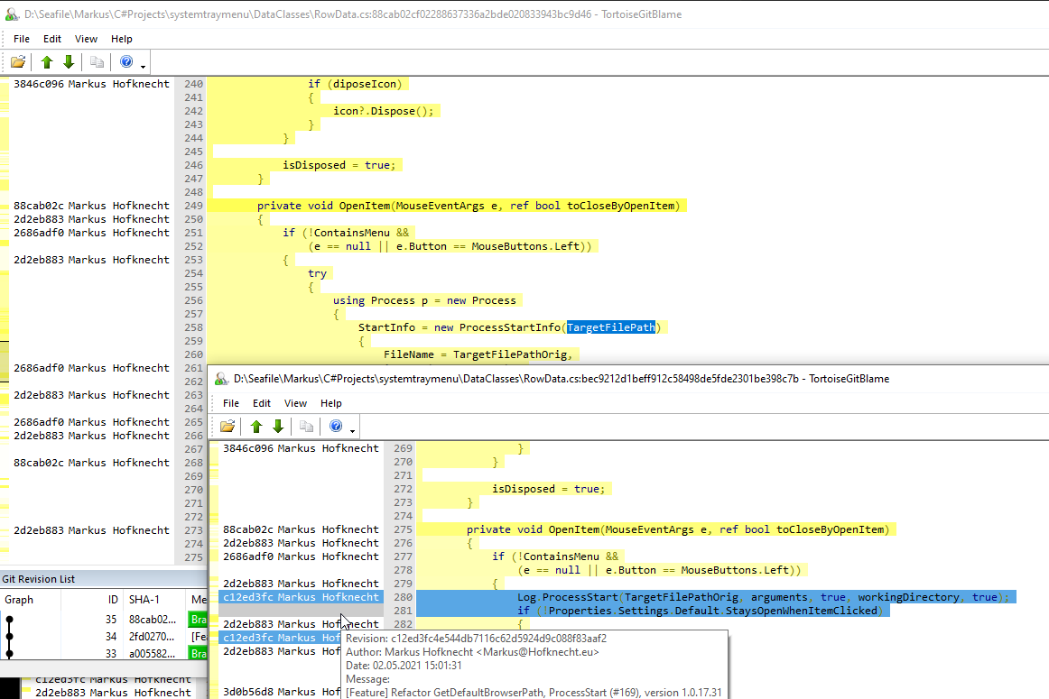 [BUG] Argument Handling · Issue #222 · Hofknecht/SystemTrayMenu · GitHub