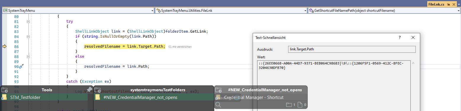 [BUG] Open CLSID key (GUID) shortcuts does not work · Issue #242 · Hofknecht/SystemTrayMenu · GitHub