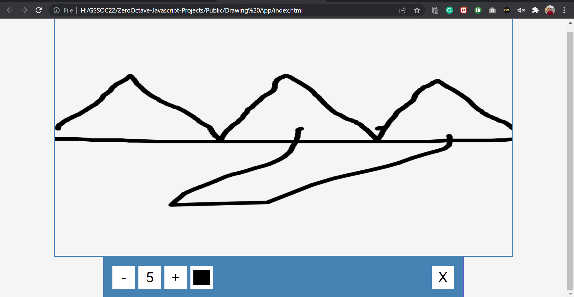Added Drawing app in Javascript by pranjay-poddar · Pull Request #282 · ZeroOctave/ZeroOctave ...