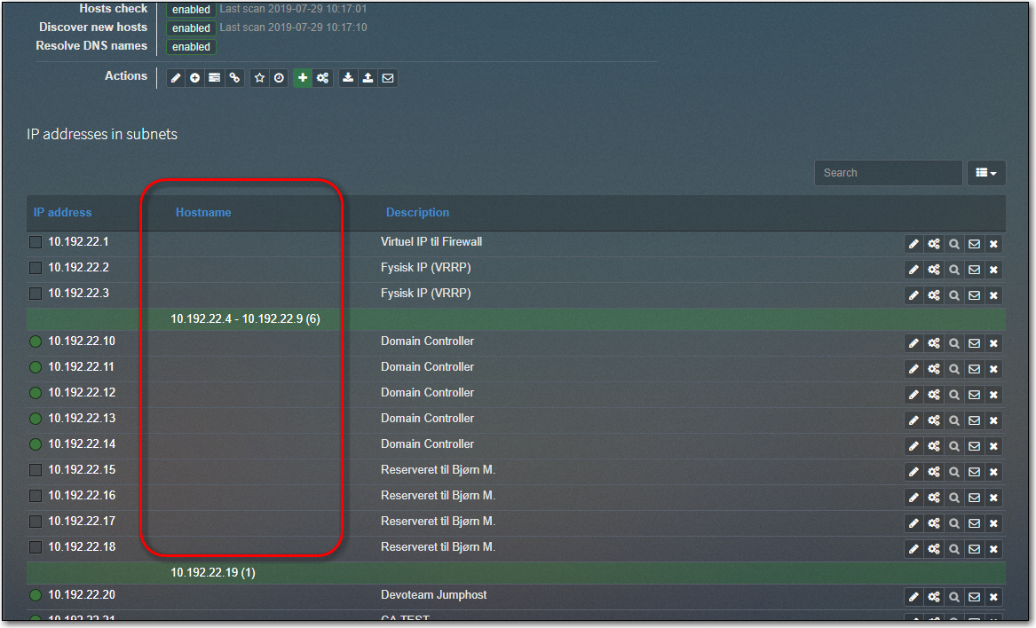 Host name "overwritten" by import / Hostname not updatet · Issue #2671 · phpipam/phpipam · GitHub