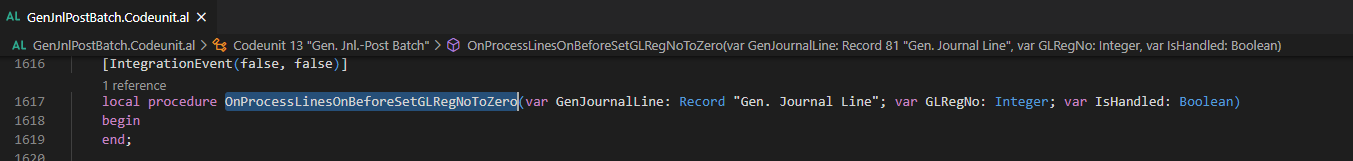 [Additional Parameter Request] Codeunit 13 "Gen. Jnl.-Post Batch ...